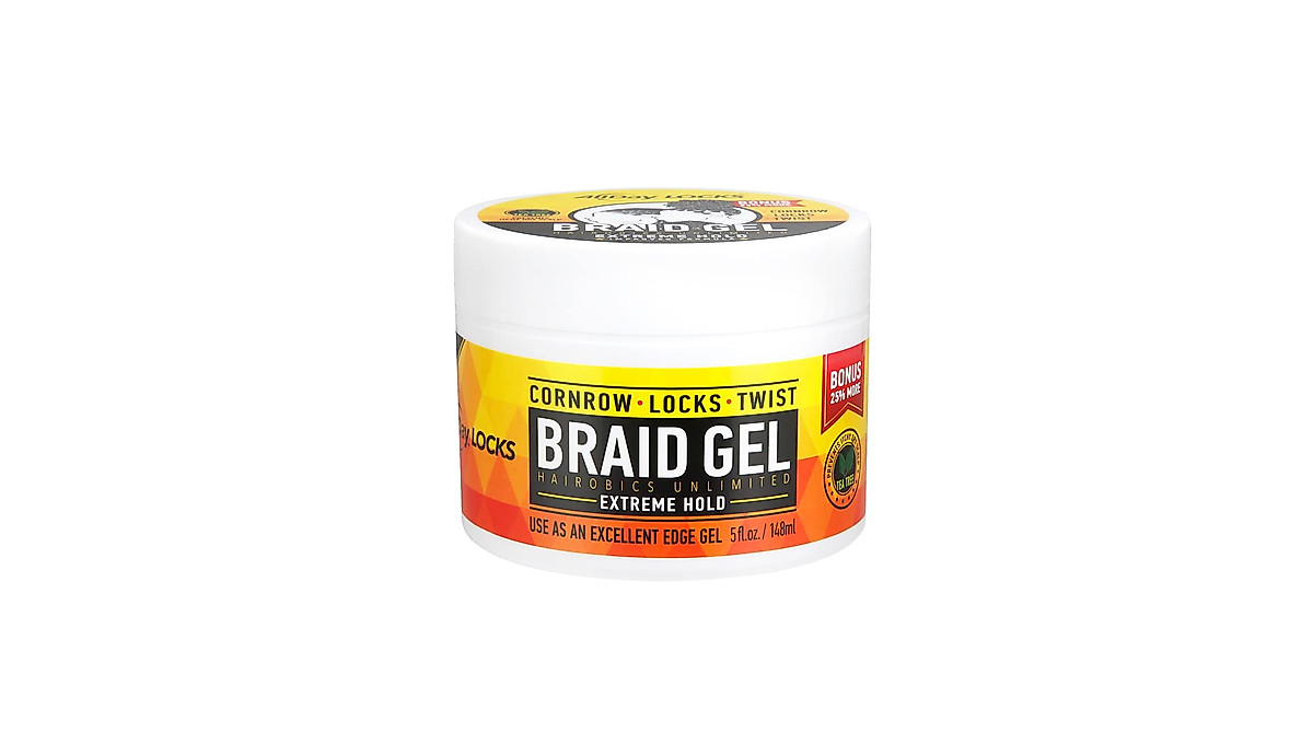 AllDay Locks Braid Gel - Extreme Hold & Shine for Braids & Locs