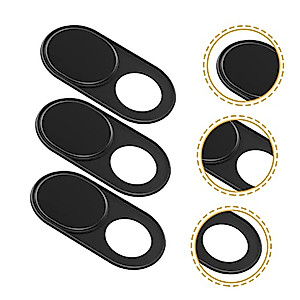 NUSITOU 12 Pcs Camera Privacy Cover Web Camera Cover Laptop Camera Cover Camera Cover Slide Webcam Privacy Lens Protector Webcam Blocker Aluminum Alloy Cell Phone Slider Safety Mask