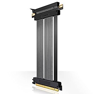 EZDIY-FAB PCIE 4.0 16x Extreme High Speed Riser Cable,PCI Express Gen4 GPU Riser Cable-30CM Straight Connector