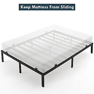 FSCHOS Non-Slip-Mattress-Gaskets for Bed Frame / Mattress-Holder-in-Place / Mattress-Retainer-Bar / Wide Applicability / Easy Install / 6 PCS, Black