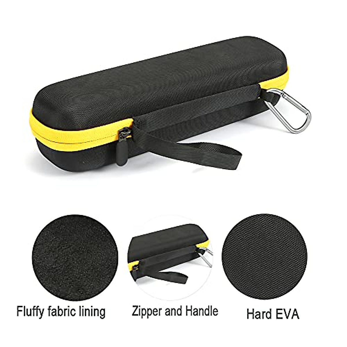 RAIACE Hard Carrying Case for Fluke T5-1000/T5-600/T6-1000/T6-600 Electrical Voltage, Continuity and Current Tester - Black