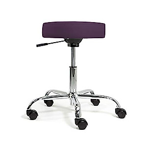 EARTHLITE Pneumatic Rolling Stool - Commercial Grade, Adjustable, CFC-Free, No leaking - Spa, Massage & Medical Chair