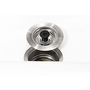 SinkShroom Revolutionary Clog-Free Sink Strainer Basket with Stopper, Stainless Steel