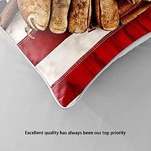 SHINICHISTAR American Flag Baseball Comforter Set Twin Size for Teen Boys Gift Sport Bedding