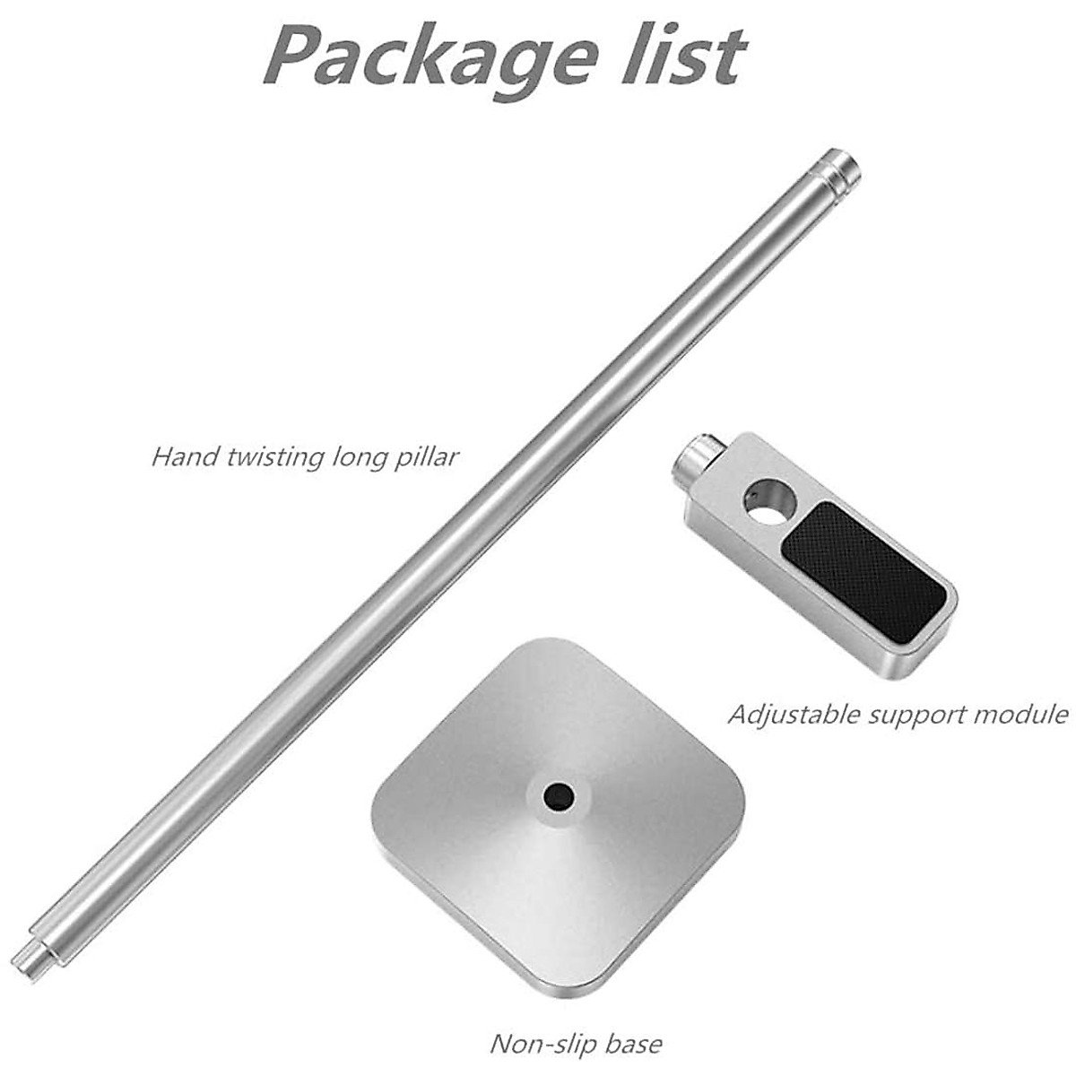 Graphics Card GPU Brace Support, Video Card Sag Holder Bracket, GPU Stand, Anodized Aerospace Aluminum (Silver)