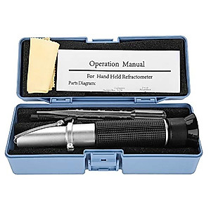 CHEOTIME Brix Refractometer for Beer Wine Brewing Refractometer 58~92% Brix Meter Hydrometer Brix Reader Tester for Measuring Sugar Content in Fruit
