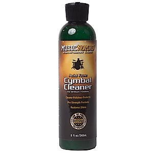 MusicNomad Premium Cymbal Cleaner for Brilliant Finishes, 8 oz. (MN111)