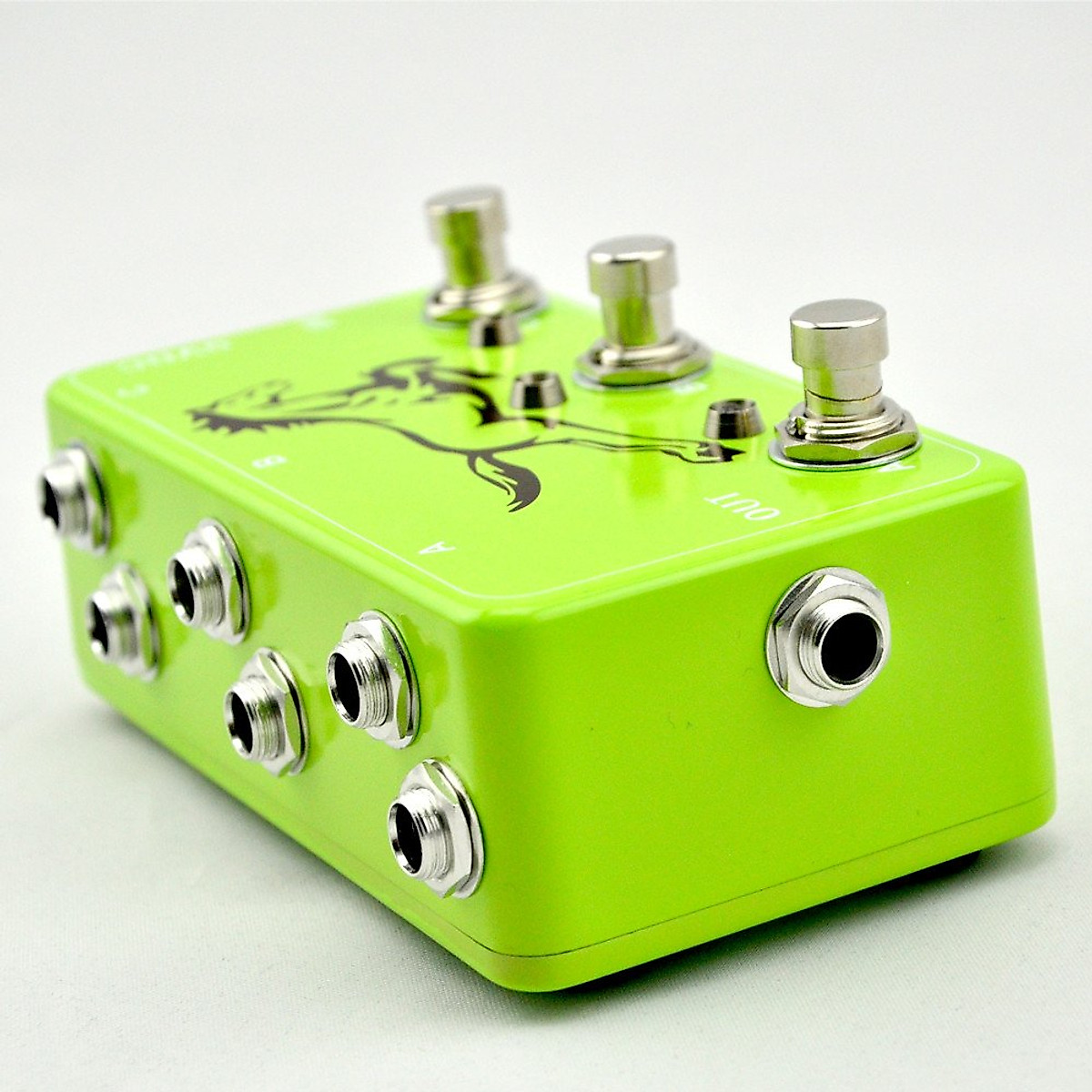New 3 Looper-Guitar Loop Pedal Board-True Bypass-Effects guitarra pedal@ Guitare Effects Green pedal switch