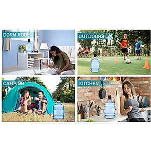 Founta Life Water Dispenser for 5 Gallon Bottle - Portable Automatic Electric Water Pump for 5 Gallon Jug - Great Gift Idea Rechargeable Water Jug Dispenser for Home, Office, Dorm and Outdoors