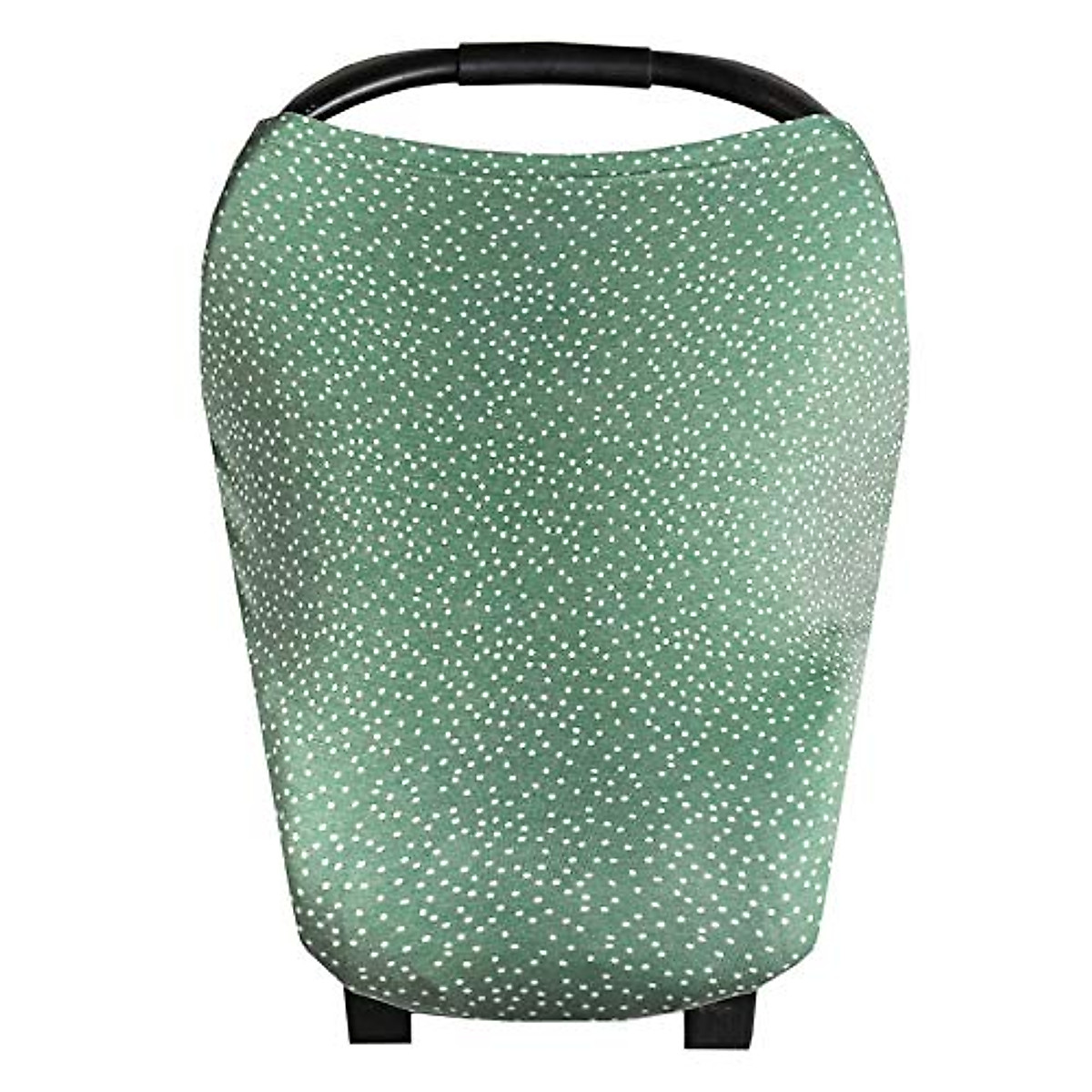 Baby Car Seat Cover Canopy and Nursing Cover Multi-Use Stretchy 5 in 1 Gift "Juniper" by Copper Pearl