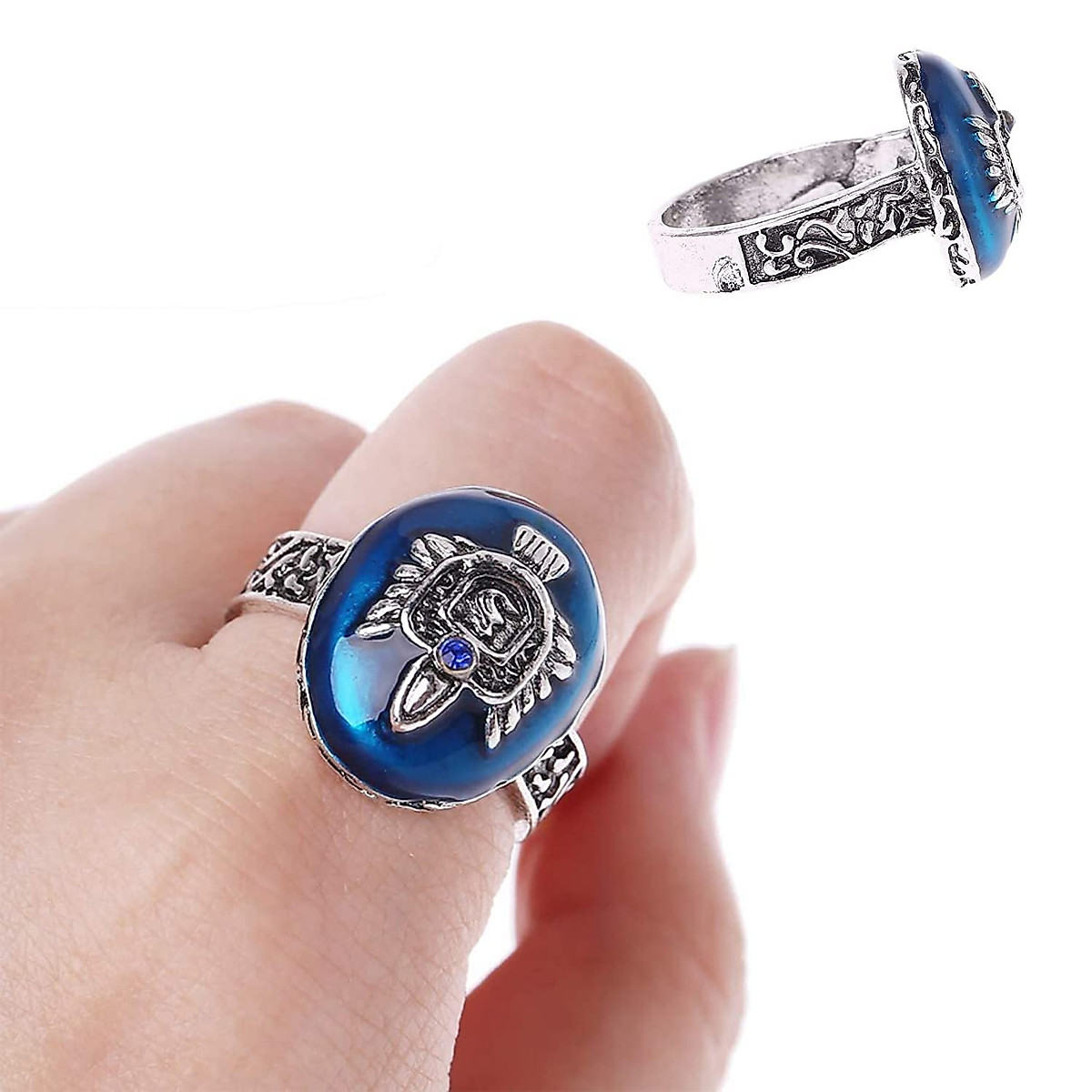 UoYu 21 pcs The Vampire Diaries Jewelry Sticker Set Stefan's Ring Elena Daylight Ring for Fans Jewelry for Men Women