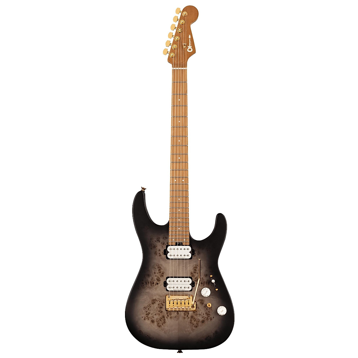 Charvel Pro-Mod DK24 HH 2PT Electric Guitar - Trans Black Burst