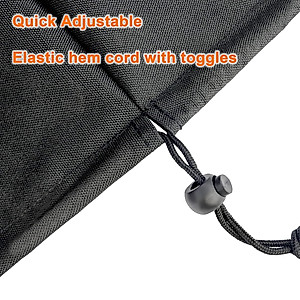 Patio Furniture Loveseat Sofa Cover - 420D Oxford Fabric 100% Waterproof Outdoor Sofa Cover, Durable Patio Furniture Cover Fits for All Weather& Black(85L37W35H25H)