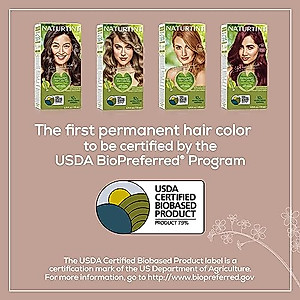 Naturtint Permanent Hair Color 6N Dark Blonde (Pack of 1), Ammonia Free, Vegan, Cruelty Free, up to 100% Gray Coverage, Long Lasting Results