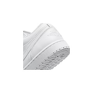 Jordan Mens Air Jordan 1 Low 553558 136 - Size 8.5 White/White-White
