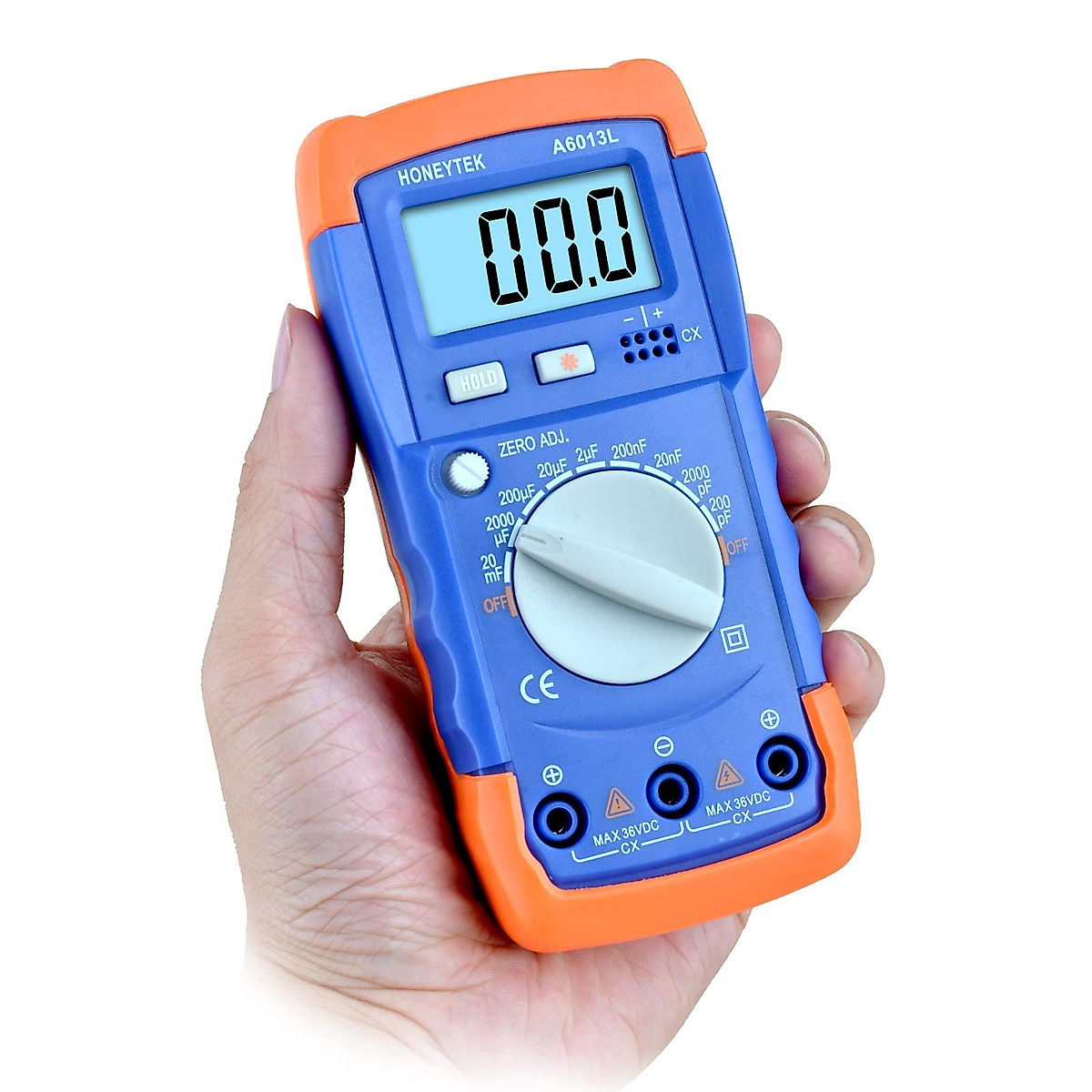 Honeytek A6013L Capacitance Meter Capacitor Electronic Measuring Capacitance Tester