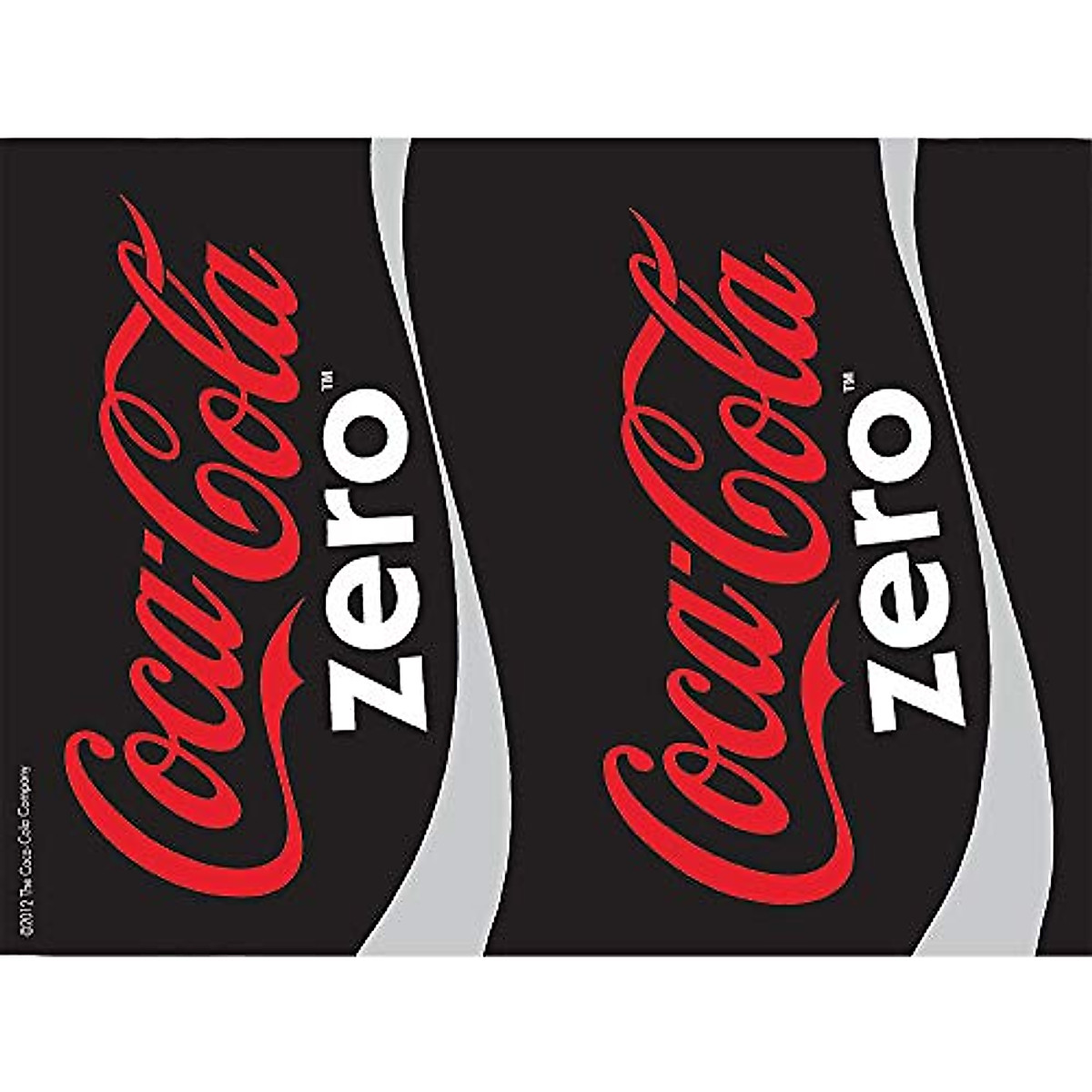 Tervis Coca-Cola - Coke Zero Can Made in USA Double Walled Insulated Tumbler Travel Cup Keeps Drinks Cold & Hot, 24oz, Clear Lid