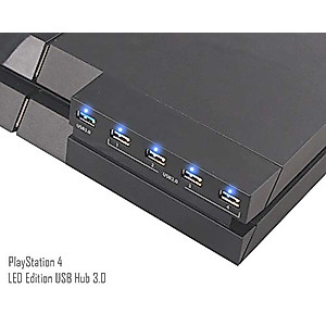 Dobe 2 to 5 USB HUB for PS4 System