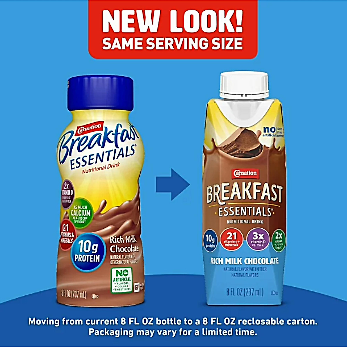 Breakfast Essentials Nutritional Drink | Chocolate Milk Boxes For Kids has 10g Protein, 21 Vitamins | Kid Approved Taste instant breakfast | Rich Milk Chocolate | 8 Fl oz Pack of 6| Every Order is Elegantly Packaged in a Signature BETRULIGHT Branded Box!