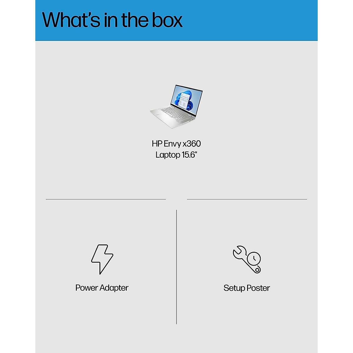 HP Envy x360 Convertible, Intel® Core i5-1240P Processor, Iris X Graphics, 12 GB Memory RAM, M.2 SSD, Windows 11 Home (15-es2023nr, Natural Solver Aluminum)