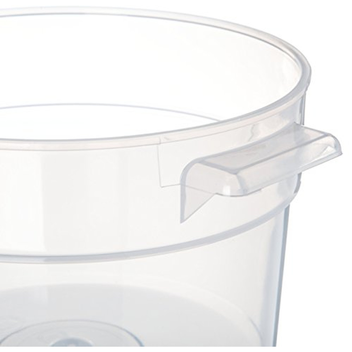 Carlisle FoodService Products 020530 BPA-Free Bains Marie Round Storage Container, 2 Quart, Clear