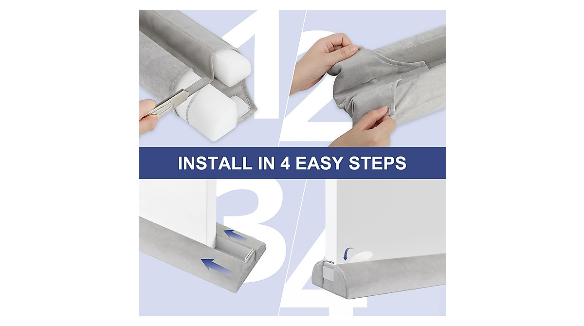 HADOR 36" Door Draft Stopper - Energy Efficient & Durable