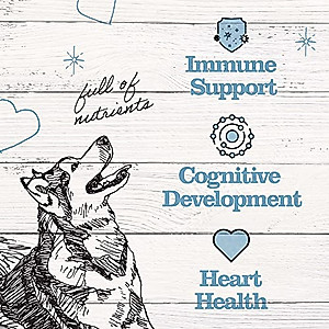 Dr. Pol Chewable Dog Multivitamin - Dog & Puppy Vitamins - Complete Dog Supplements & Vitamins for Pet Health - Heart-Shaped Vitamins for Dogs 60 ct Brown