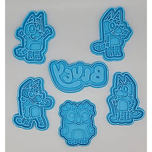 3D Printed Bluey & Bingo Cookie Cutters & Stamps