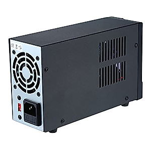 DC Power Supply, High Precision Adjustable Mini Power Supply 0-120 0-3A Switching DC Power Supply 3 Digits Display LED,Electroplating DIY(Black)
