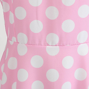 Mifsaly Pink Dress for Women Sexy Elegant 1950S Dresses for Women Long Sleeve Plus Size Pin Up Dresses for Curvy Women Rockabilly Dresses for Women