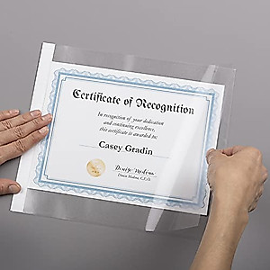 Avery Clear Laminating Sheets, 9" x 12", Permanent Self-Adhesive, 2 Sheets (73602)