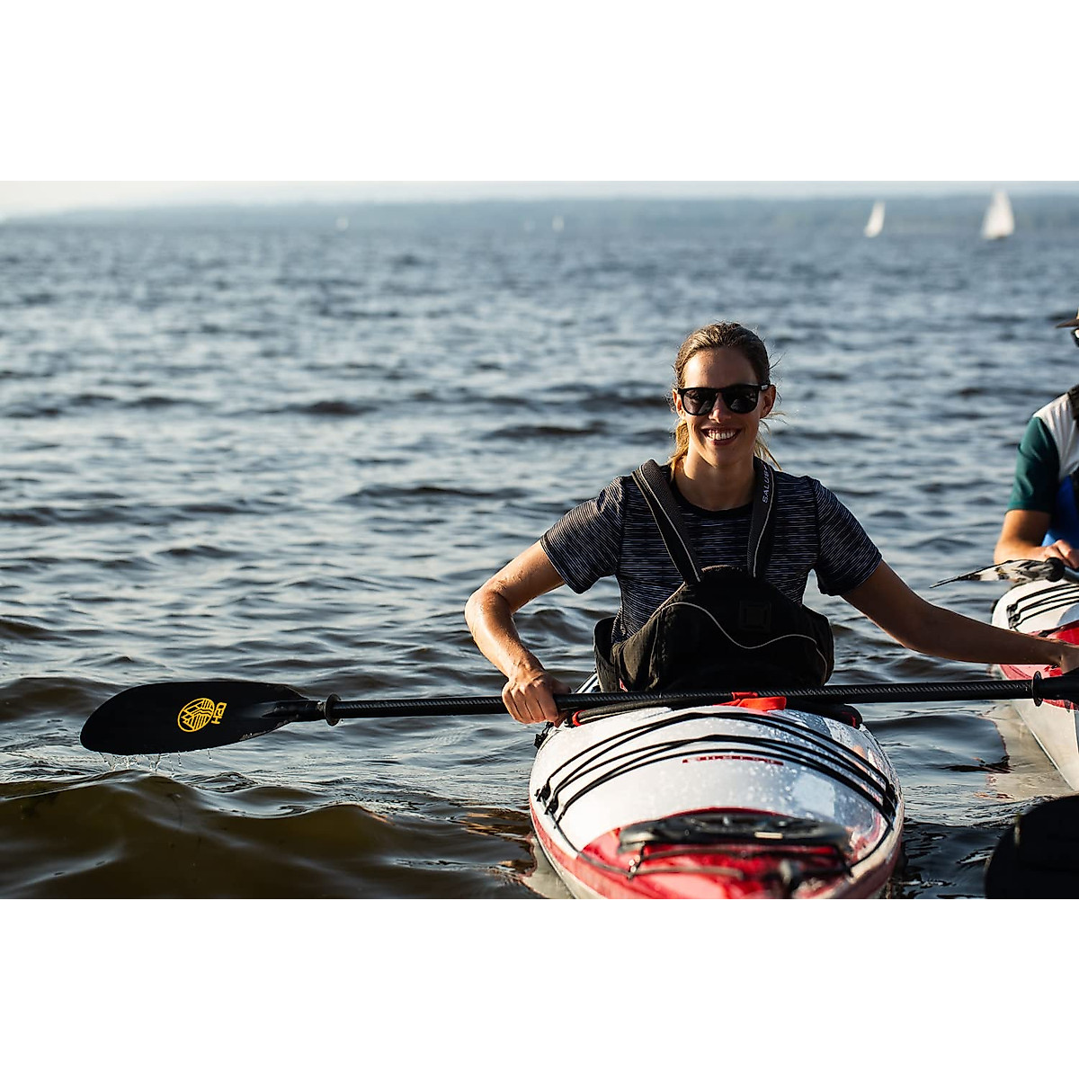 Level Six Club Bungee Whitewater Kayak Spray Skirt-Black-XLDeckS/MTunnel