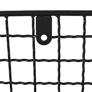 DII Rustic Farmhouse Bathroom Décor, Metal Storage, Large Towel Bar, Black