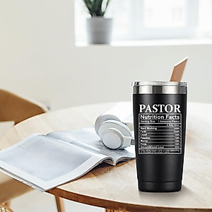 Pastor Appreciation Gifts for Men Women - Christian Unique Gifts for Pastors Birthday, Retirement, Ordination, Christmas - 20oz Insulated Tumbler