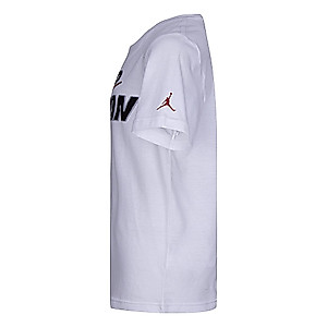 Jordan Boy's Jumpman Strong Tee (Big Kids) White XL (20 Big Kid)