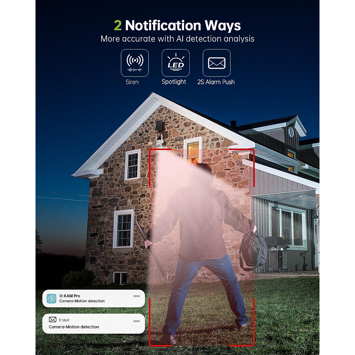 [ 10X Zoom ] TIEJUS Dual Lens Security Cameras Wireless Outdoor, 360° PTZ Solar Cameras for Home Security Outside, 2K Color Night Vision, Motion Alarm