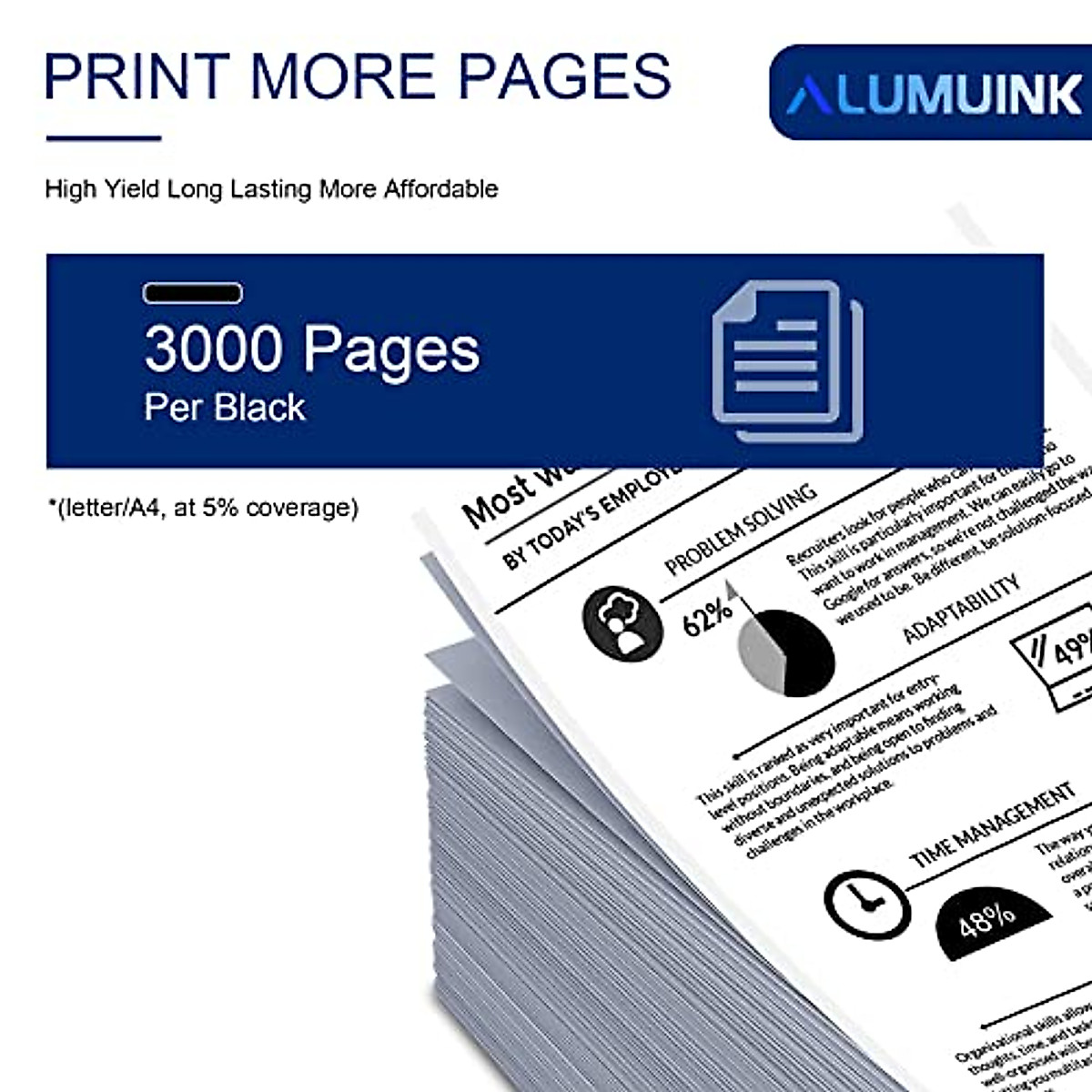 ALUMUINK High Yield TN660 TN-660 TN630 TN-630 Toner Cartridge Replacement for Brother TN 660 TN 630 HL-L2300D HL-L2320D HL-L2340DW HL-L2360DW HL-L2380DW MFC-L2740DW Printer Toner (2 Black, TN6602PK)
