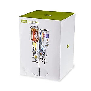 True 4 Bottle Liquor Tap, Whiskey Bottle Holder, Whiskey Dispenser, Shot Dispenser for Liquor Bottles, Liquor Bottle Dispenser, Set of 1