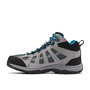 Columbia Men's Redmond III Mid Waterproof Hiking Shoe, Graphite/Black, 12 Wide
