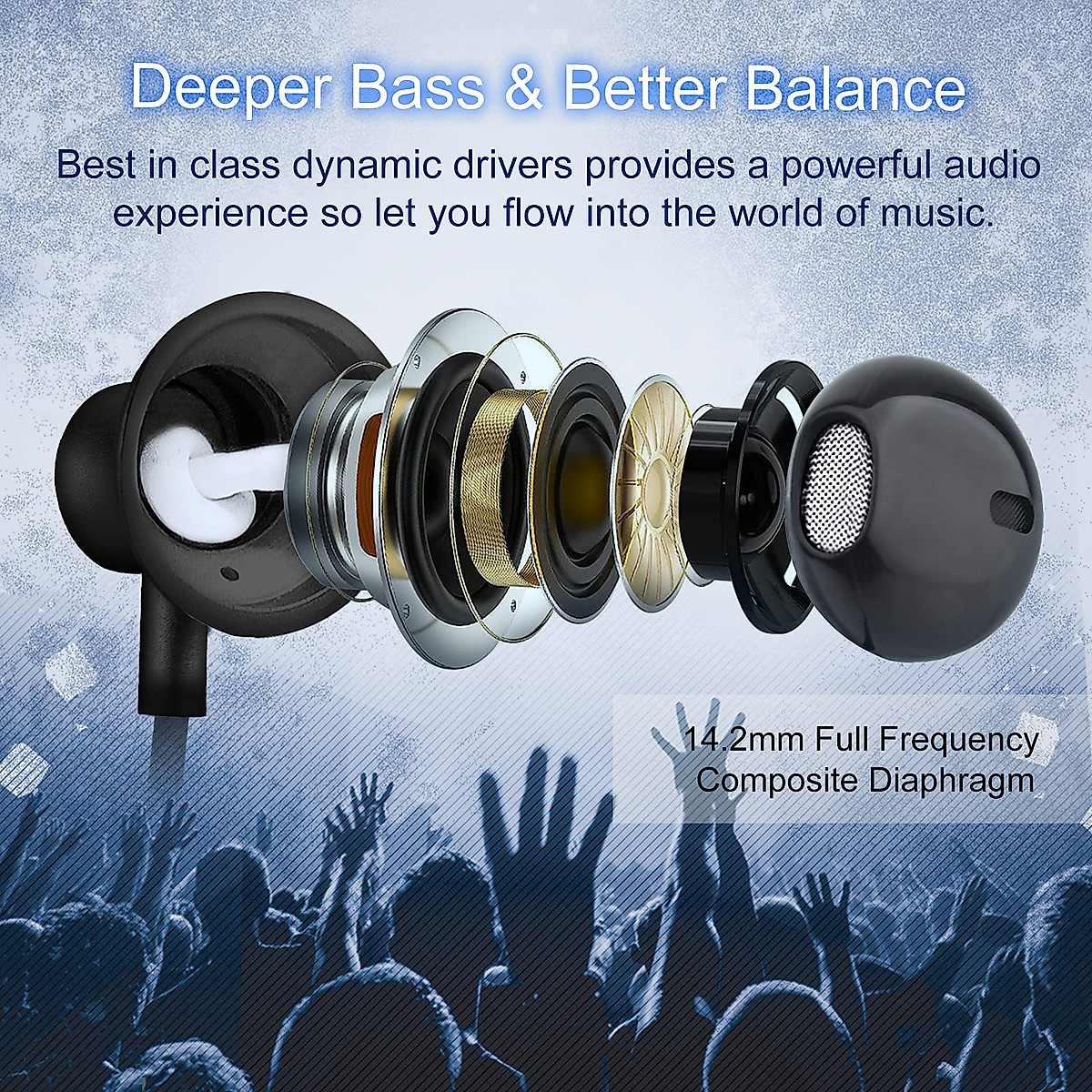 XINLIANG USB C Earbuds Type C Headphones Wired with Microphone & Volume Control C Port Earphones for Samsung Galaxy s21 Ultra 5G s20 FE Note 20/10, iPad Pro 2018, Google Pixel,Mac Book