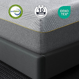 Dyonery 14 Inch King Mattress, Green Tea Memory Mattress in a Box, CertiPUR-US Certified Fibreglass Free Double Mattress, Medium, 76"×80"