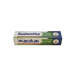 Ayurveda Fluoride- Free Herbal Sudantha Toothpaste 4.2 Oz /120 gm