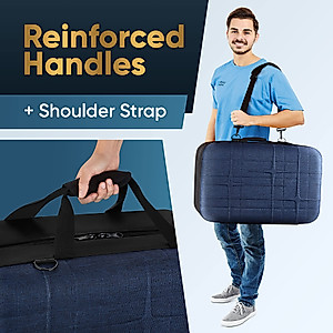 bagmate H8 Telescope Case Compatible with Celestron Optical Tubes | Hard Case with Soft Padding for Maximum Protection of 4”, 5”, 6”, and 8” Optical Tubes | Includes a Built-in Accessory Bag