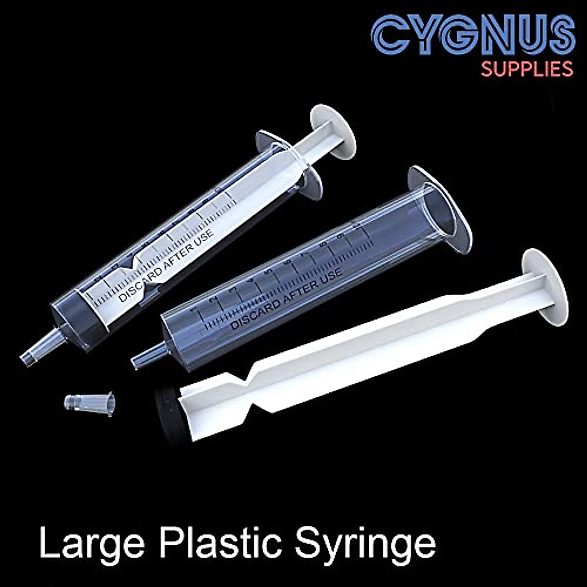 CYGNUS SUPPLIES 4 Pack - 10ml Syringes Without Needle for Measuring, Lip Gloss, Liquid refilling, Dispensing, DIY Crafts, DIY Lip Gloss Accessories, Feeding Pets, Food, Scientific Labs