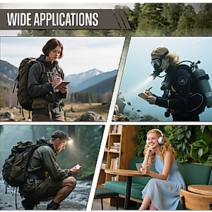 GLORYFIRE Waterproof Notebook Tactical All-Weather Spiral Memo Paper Notepad with Waterproof Grid Paper for Outdoor Activities Recording 3"x5" (5pcs)