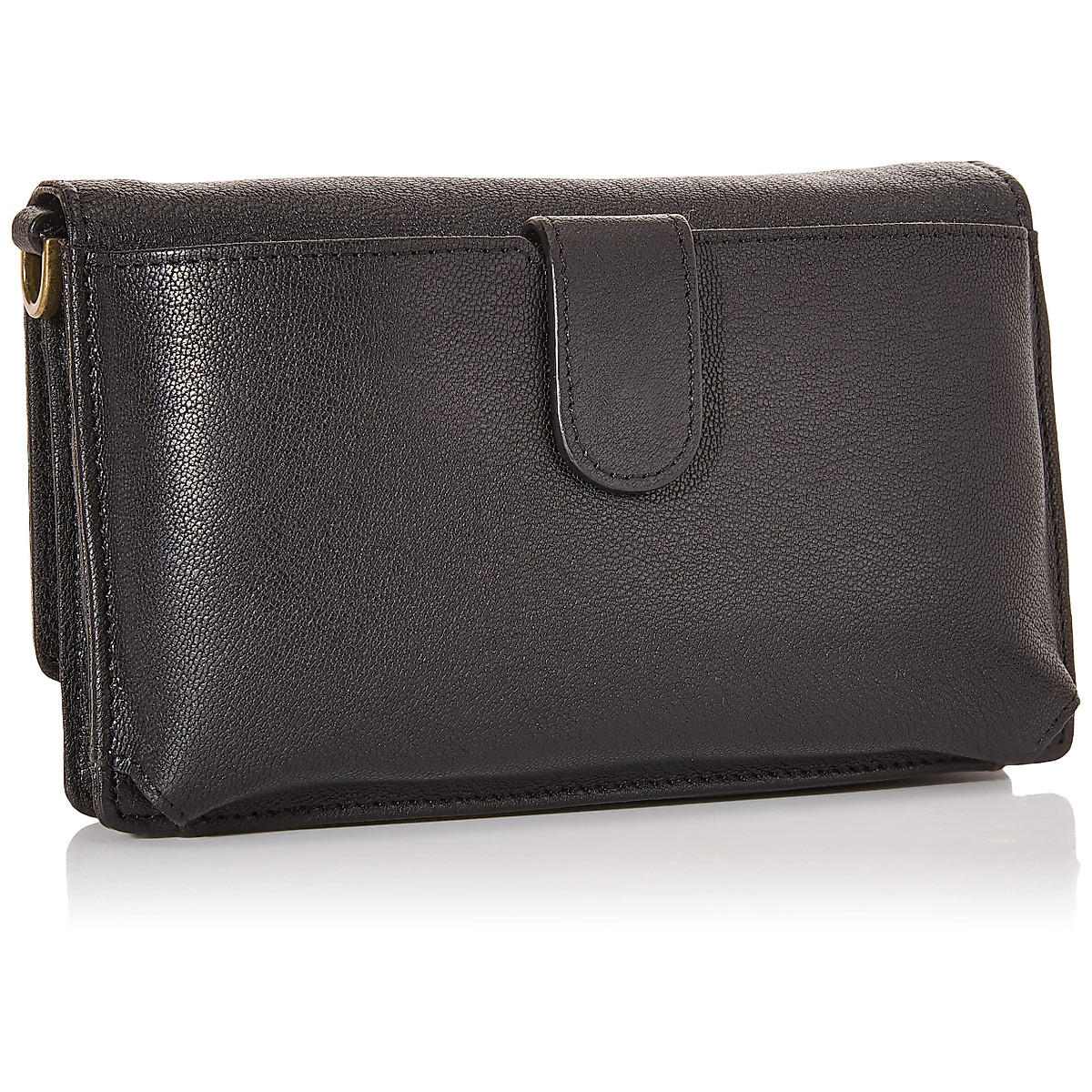 Timberland womens Rfid Leather Crossbody Bag Wallet Purse, Black (Cav), One Size