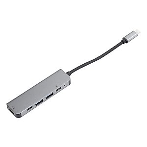 Hub Adapter, Reliable Convenient High Hardness Dock, Practical 5‑in‑1 5Gbps Office Home for Computer Laptop