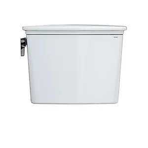 TOTO Drake Transitional 1.28 GPF Toilet Tank with WASHLET+ Auto Flush Compatibility, Cotton White - ST786EA#01