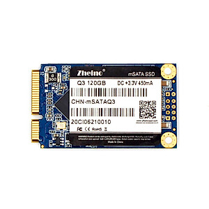 Zheino 120GB mSATA SSD Q3 Internal Solid State Drive for Mini Pc Notebooks Tablets Pc
