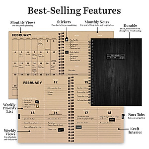 TF PUBLISHING July 2023 - June 2024 Striped Teacher Planner Lesson Plan Book | Academic Monthly Planner 2023-2024 | School Academic Planner 2023-2024 | Academic Monthly Weekly Planner 2023-2024